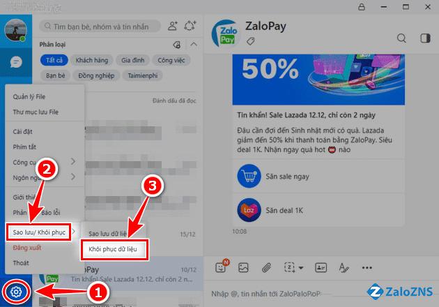 Cách lấy lại file đã gửi lâu trên Zalo nhanh nhất năm 2025